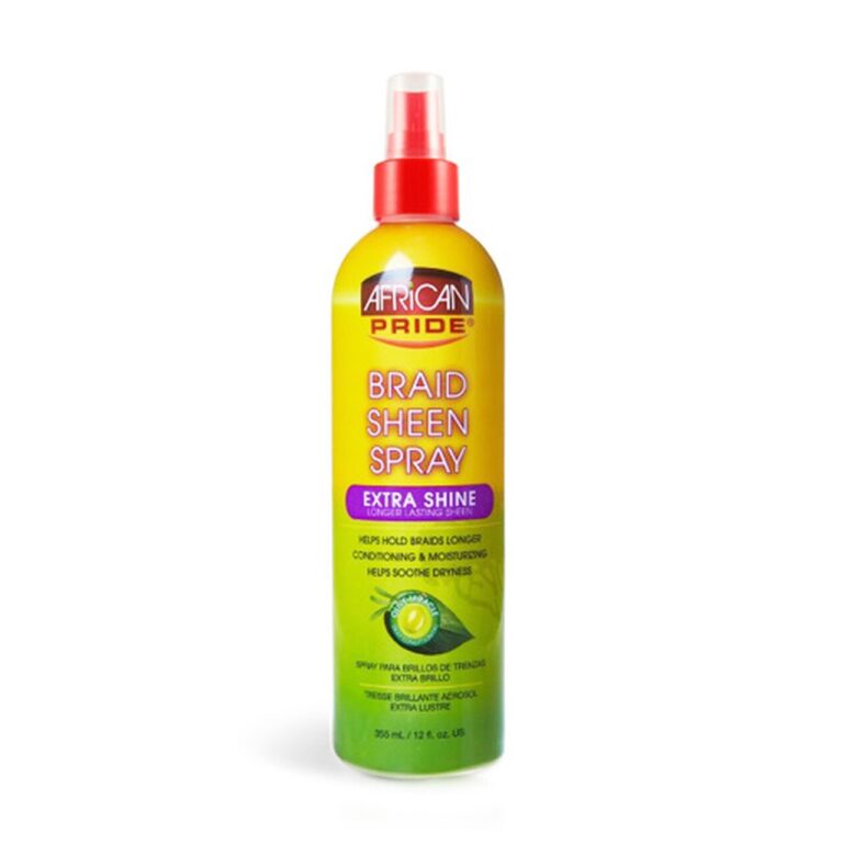 African Pride Braid Sheen Spray Extra Shine 12oz - Jollys Pharmacy ...