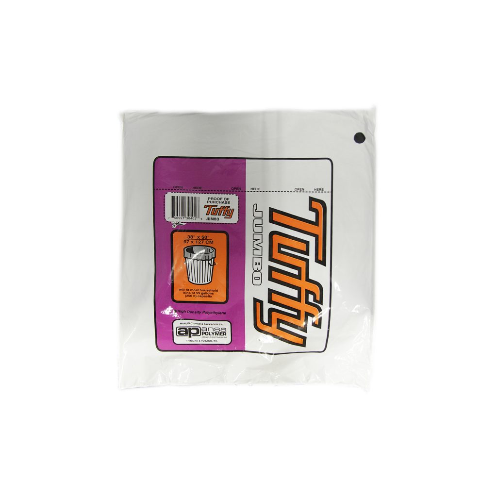 Tuffy Jumbo Garbage Bags 5’s - Jollys Pharmacy Online Store