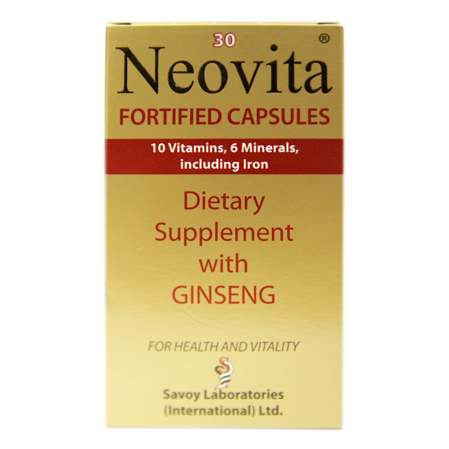Neovita Dietary Supplement Gingseng Capsules - Jollys Pharmacy Online Store