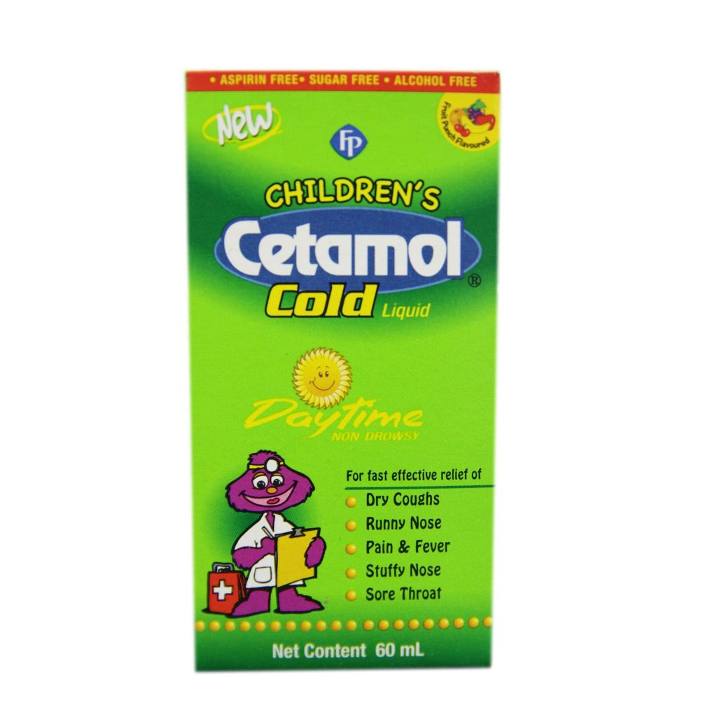 Children’s Cetamol Cold Liquid Daytime 60ml - Jollys Pharmacy Online Store