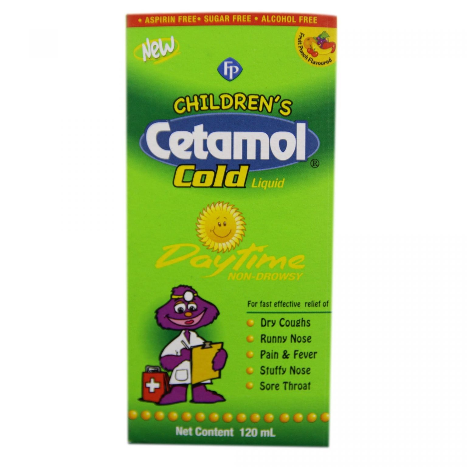 Children’s Cetamol Daytime Liquid 120ml - Jollys Pharmacy Online Store
