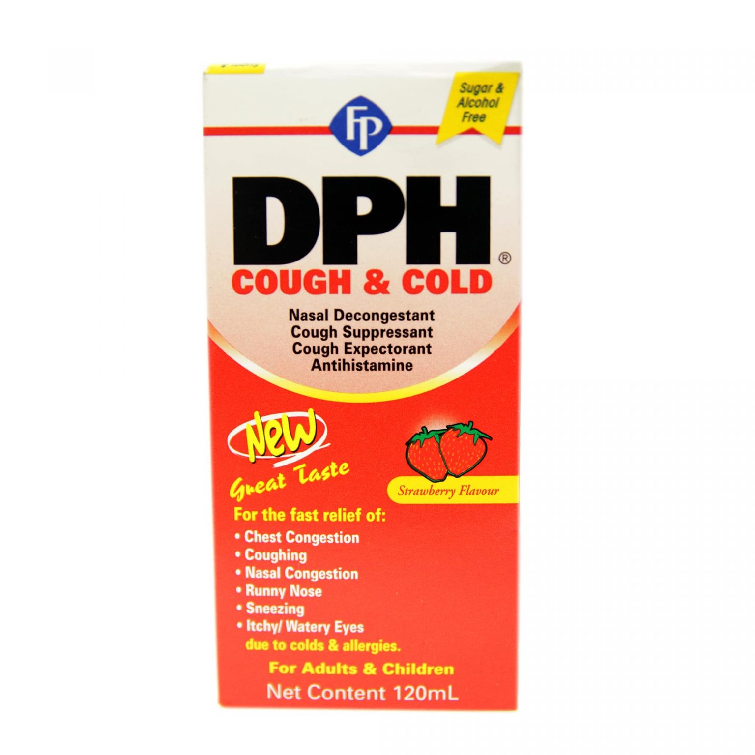 FP DPH Cough & Cold Adult 120ml - Jollys Pharmacy Online Store