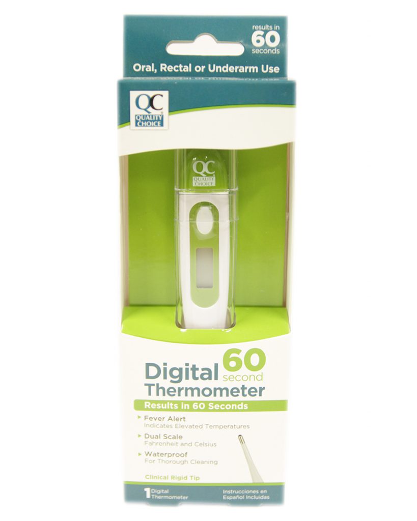 QC Standard Digital Thermometer 60’s - Jollys Pharmacy Online Store