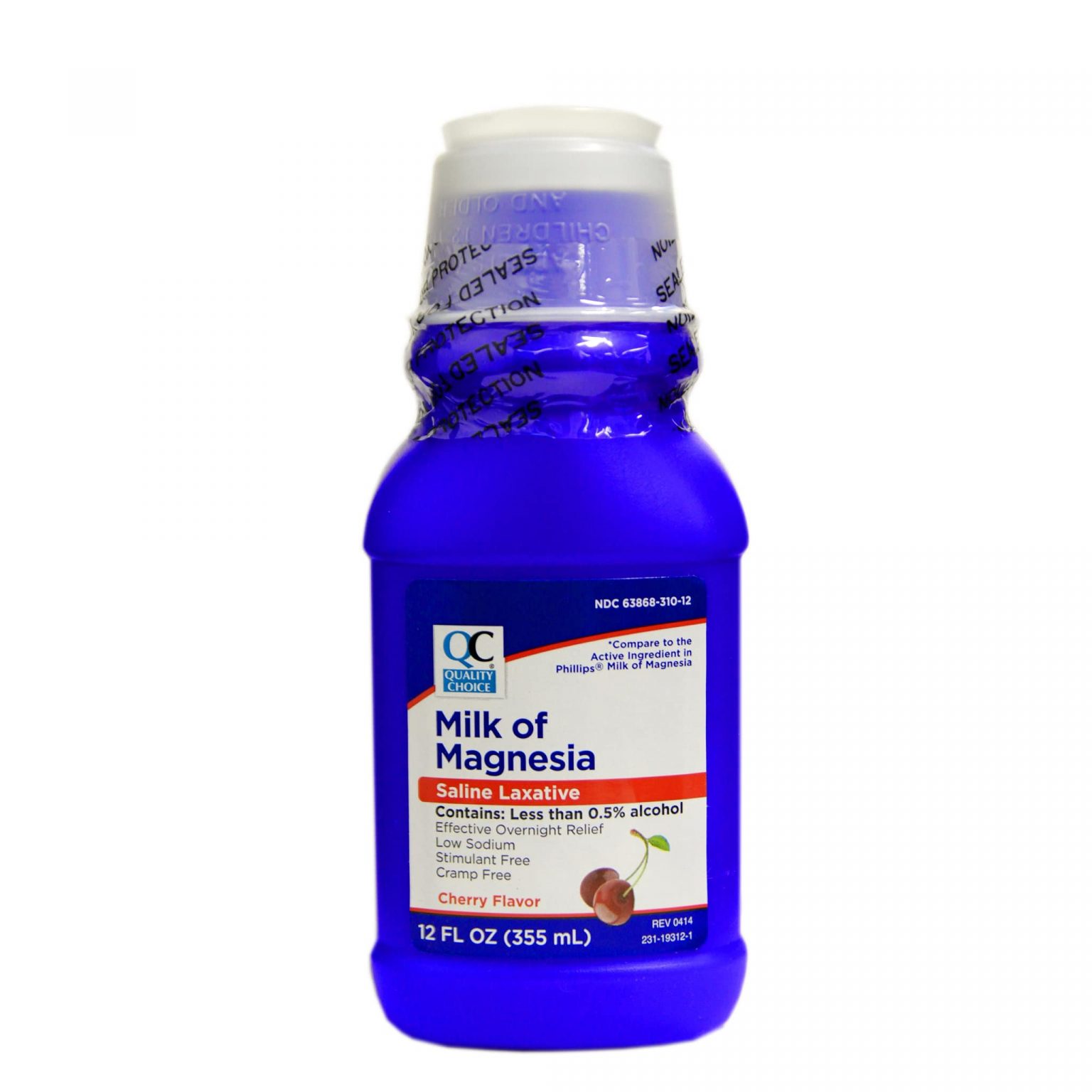 QC Milk Of Magnesia Cherry 12oz - Jollys Pharmacy Online Store