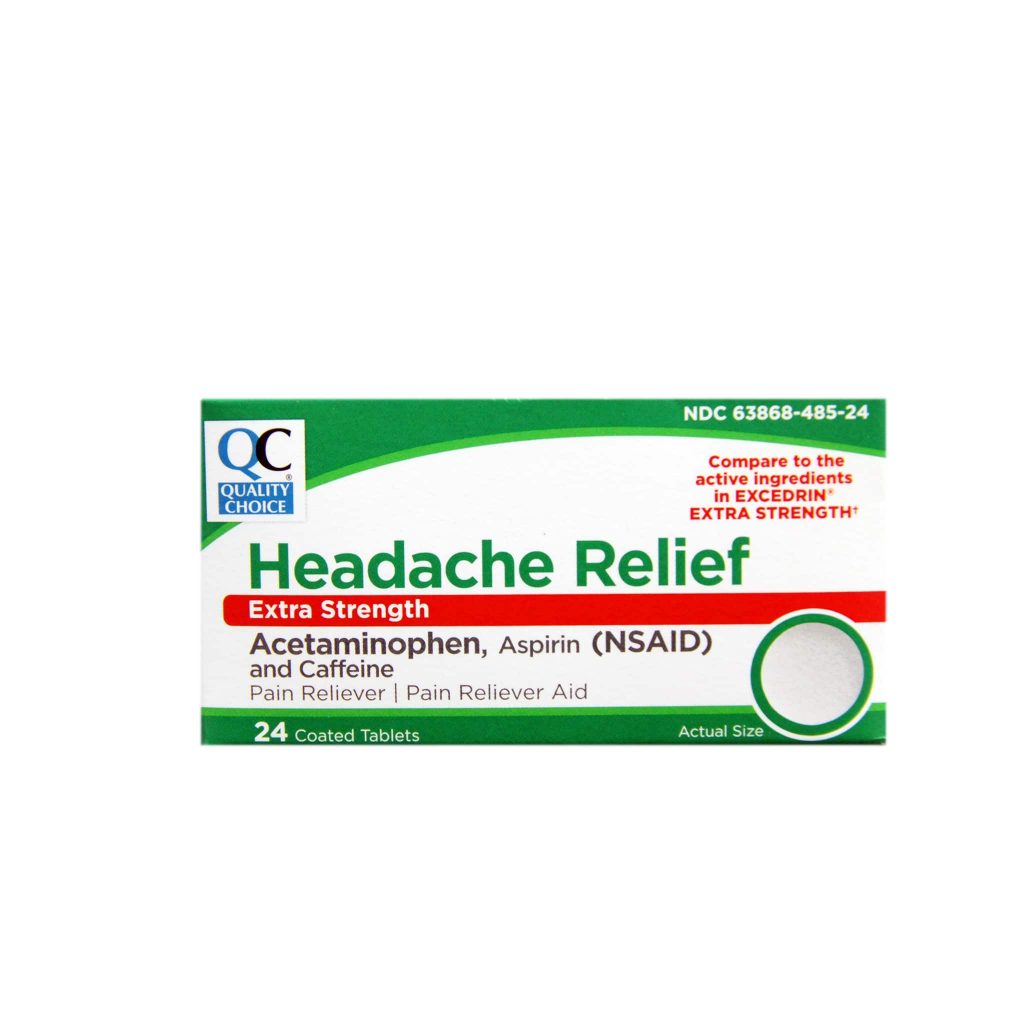 Quality Choice Headache Relief Extra Strength Tablets 24ct - Jollys ...