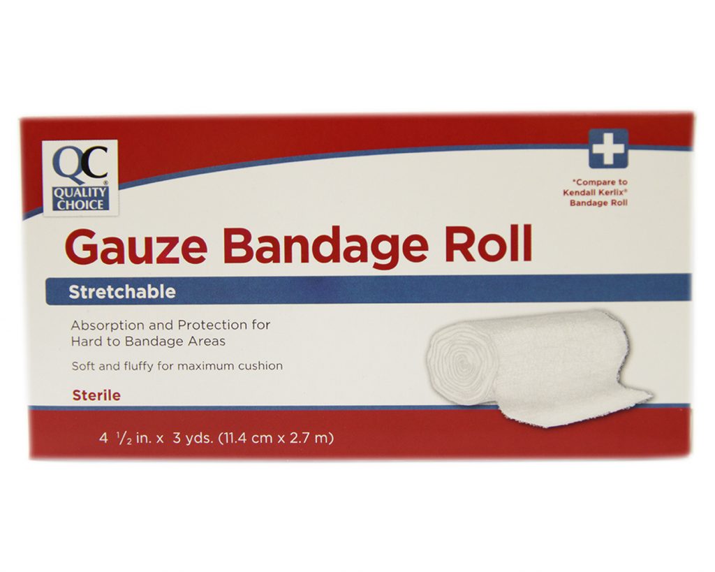 QC Gauze Bandage Roll 4.5″ X 3 Yds - Jollys Pharmacy Online Store