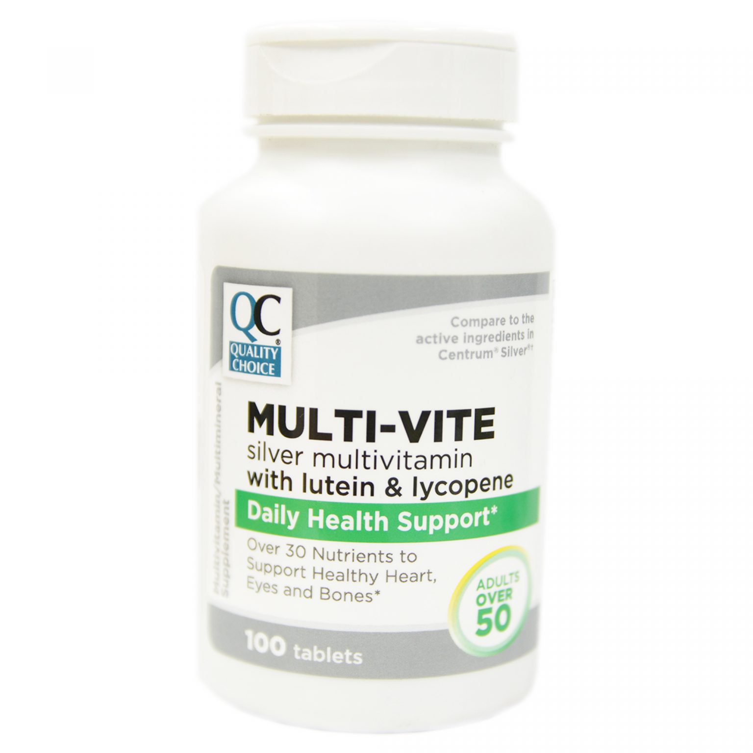 Quality Choice Multi-Vite 50+ Tablets 100ct - Jollys Pharmacy Online Store