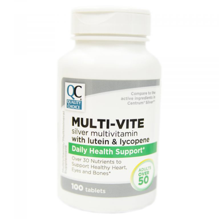 Quality Choice Multi-Vite 50+ Tablets 100ct - Jollys Pharmacy Online Store