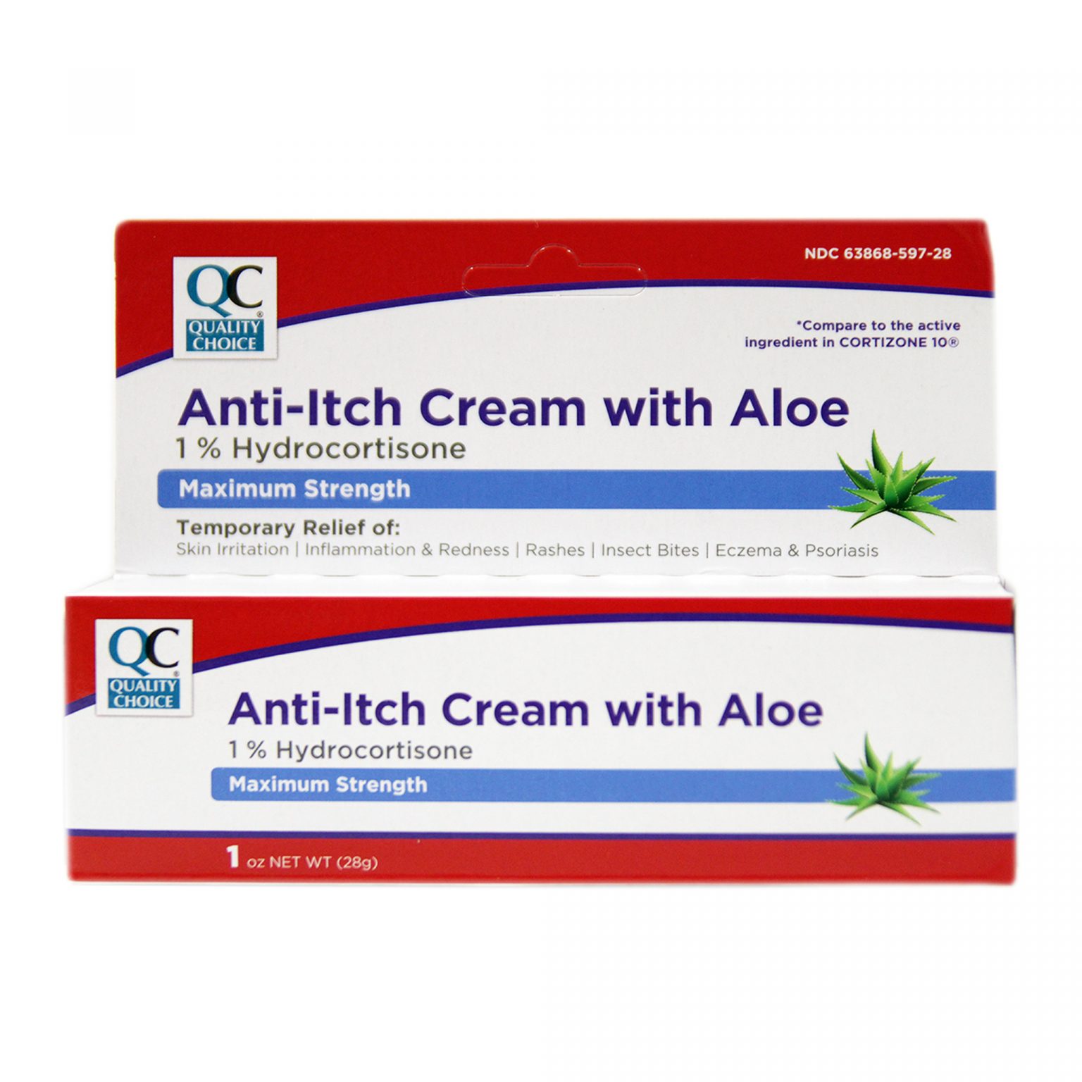 Quality Choice Hydrocortisone Cream With Aloe 1oz - Jollys Pharmacy ...