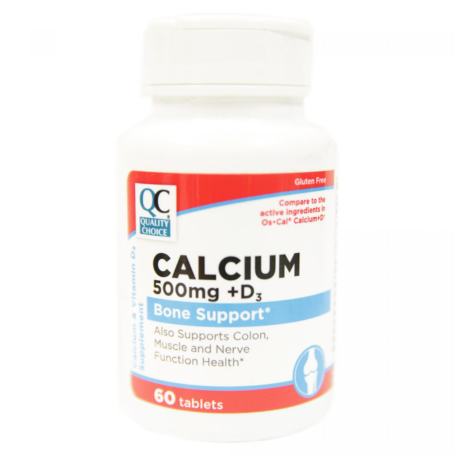 Quality Choice Calcium 500mg+D3 60 Tabs - Jollys Pharmacy Online Store