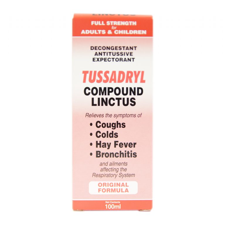 Tussadryl Children’s Cough Linctus 100ml – Jollys Pharmacy Online Store