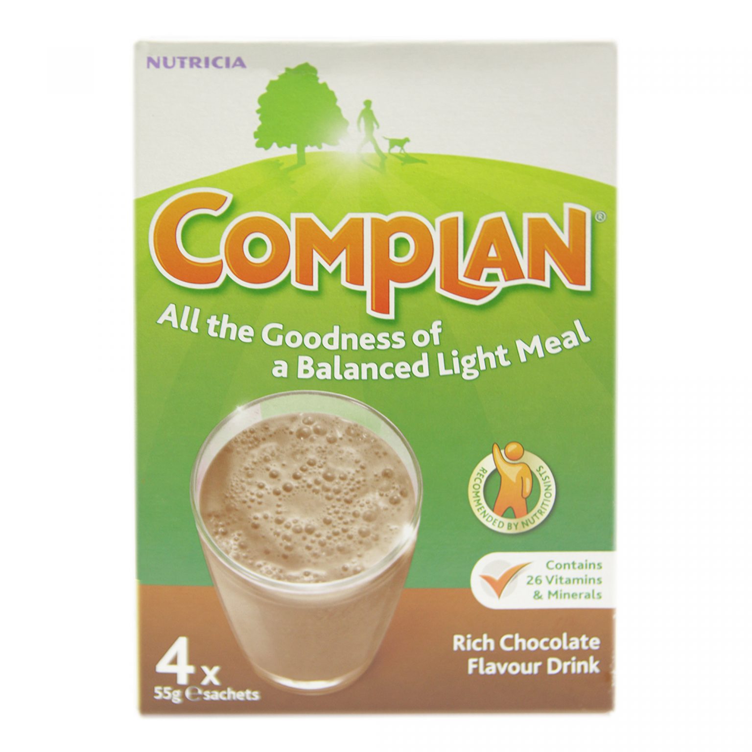 Complan Sachets Chocolate 4X55 - Jollys Pharmacy Online Store