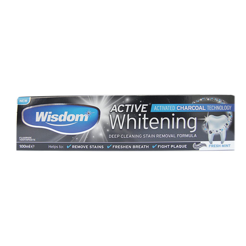 Wisdom Active Charcoal Toothpaste Whitening - Jollys Pharmacy Online Store