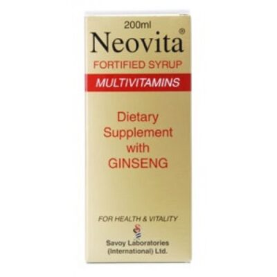 Neovita Fortified Syrup 200ML - Jollys Pharmacy Online Store