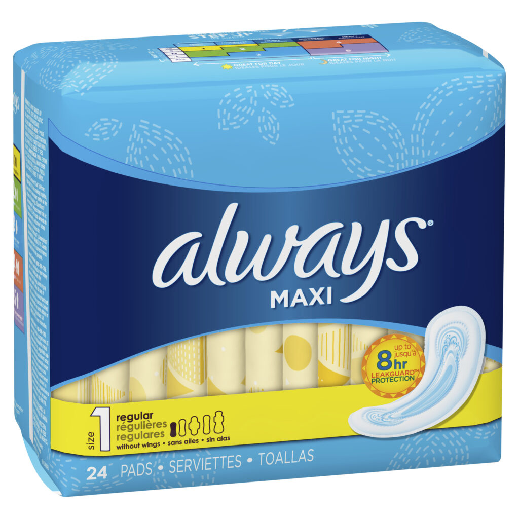 Always Maxi Pads Regular 24’s - Jollys Pharmacy Online Store