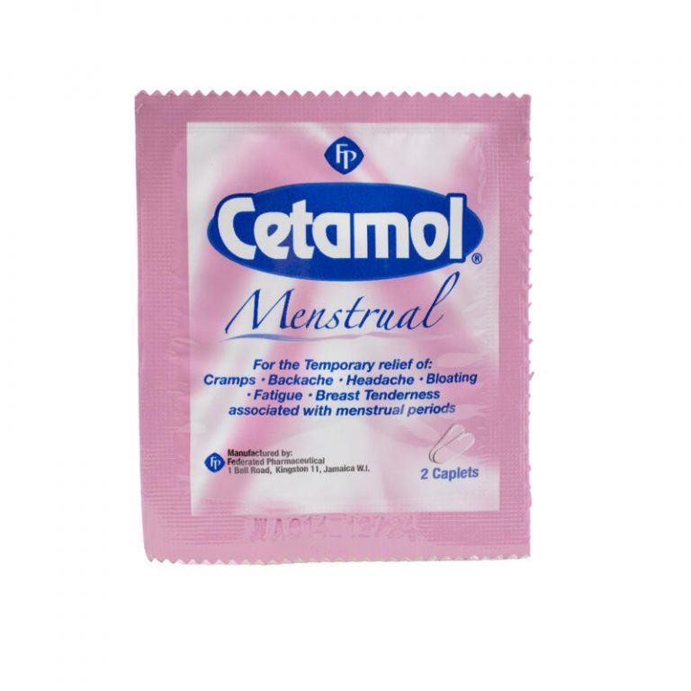 Cetamol Menstrual Caplets 2ct - Jollys Pharmacy Online Store